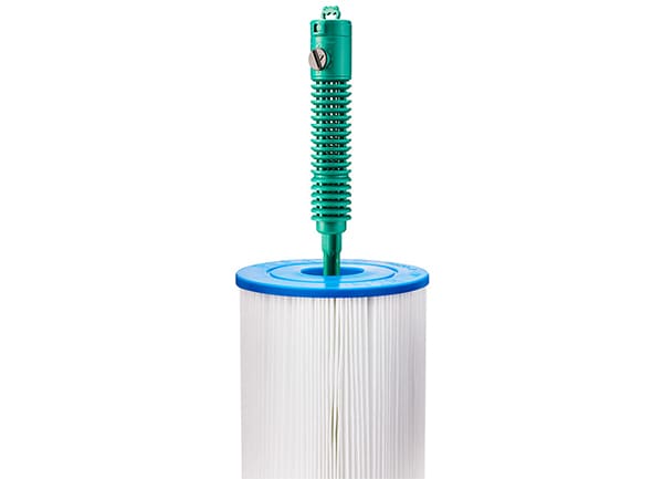 Hot Tub Sanitizer fits inside Filter Cartridge | FROG® Filter Mate™