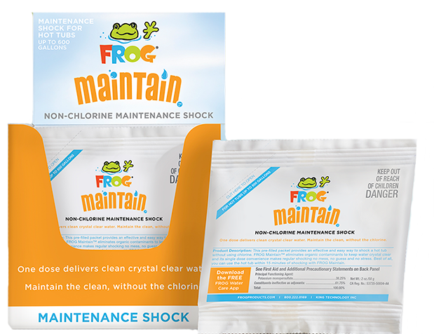 Maintenance Hot Tub Shock | One Dose for up to 600 gallons | FROG® Products
